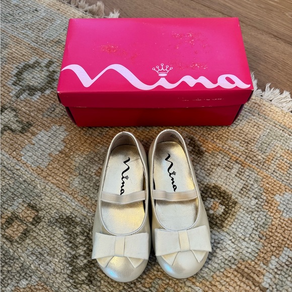 Nina | Shoes | Nina Girls Pegasust Toddlerlittle Kid Ivory Patentsatin ...